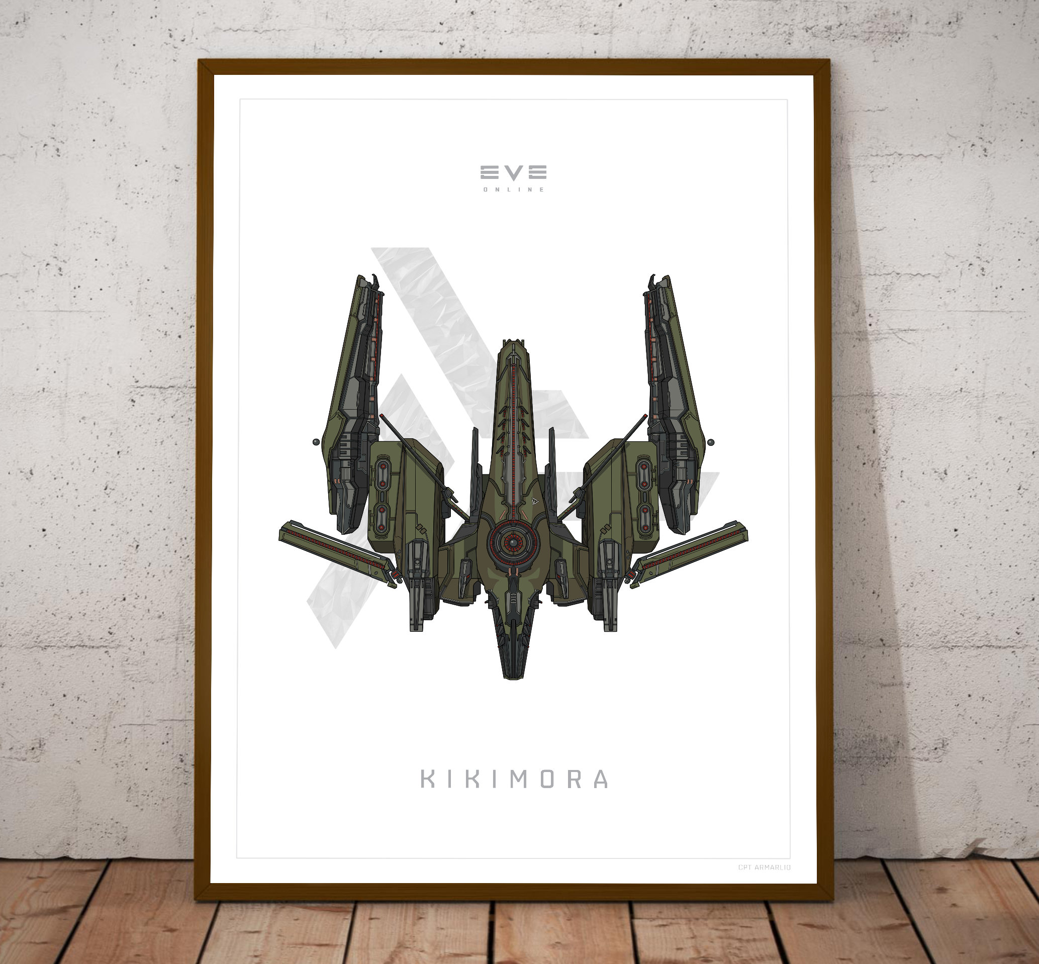 Eve Online Kikimora Triglavian Collective Destroyer - Etsy UK