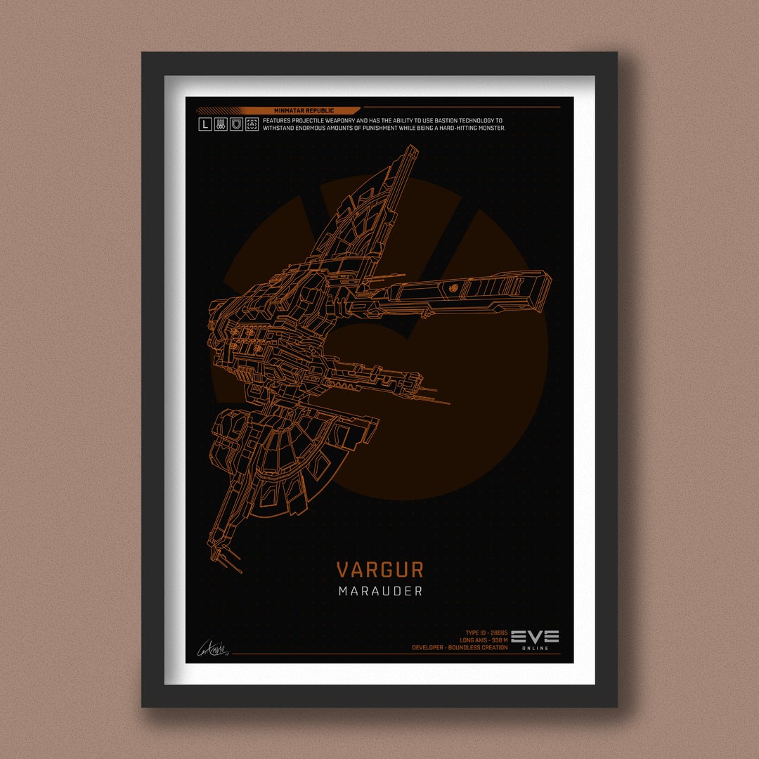 Eve Online - Vargur - Minmatar Republic Marauder - Etsy