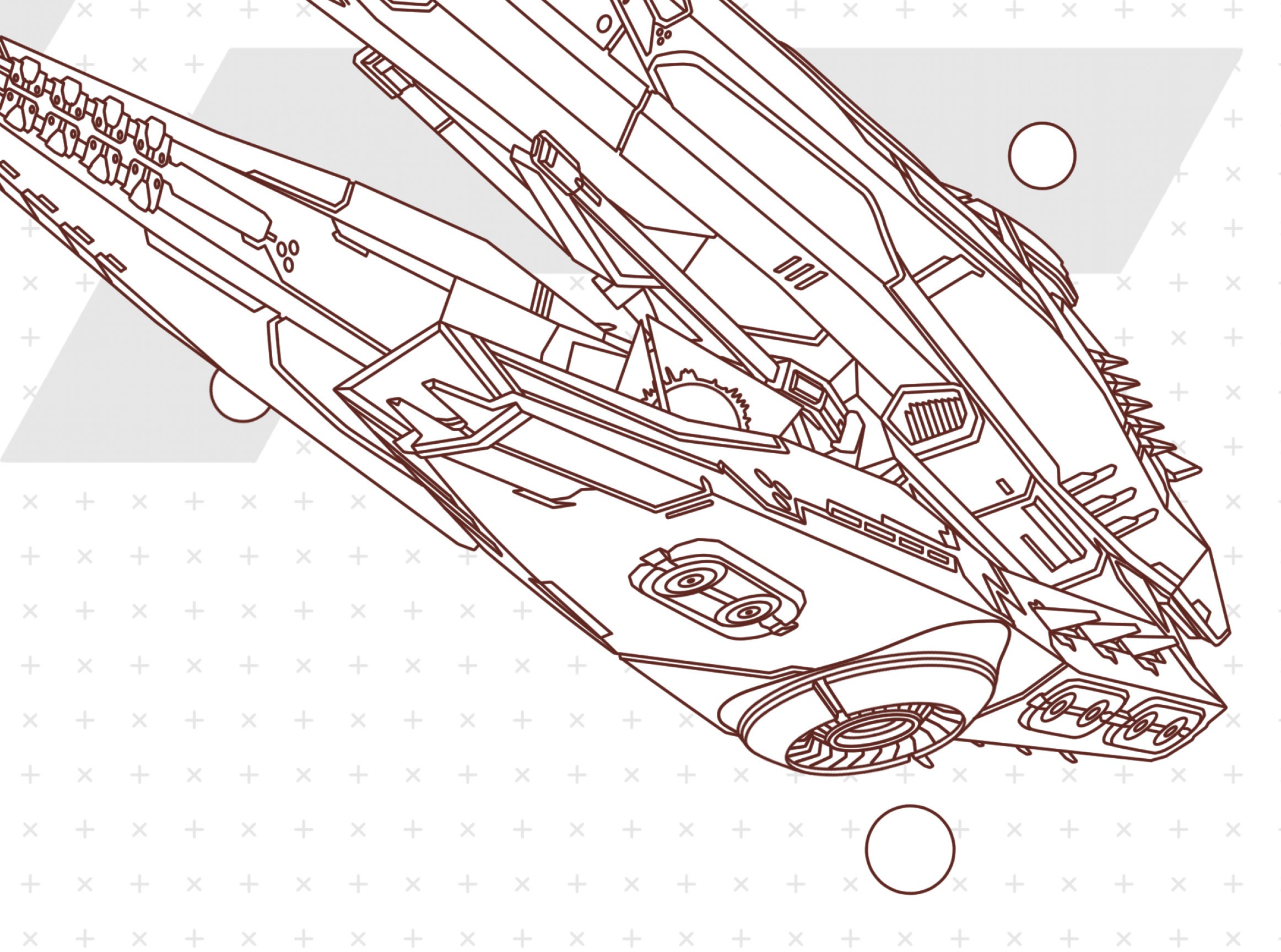Eve Online Vedmak Triglavian Cruiser - Etsy UK