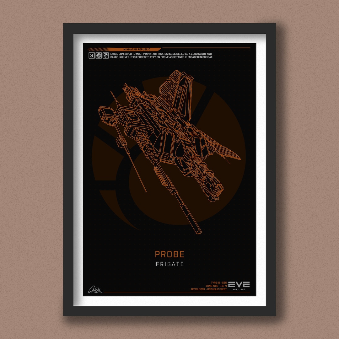 Eve Online - Probe - Minmatar Republic Frigate - Etsy