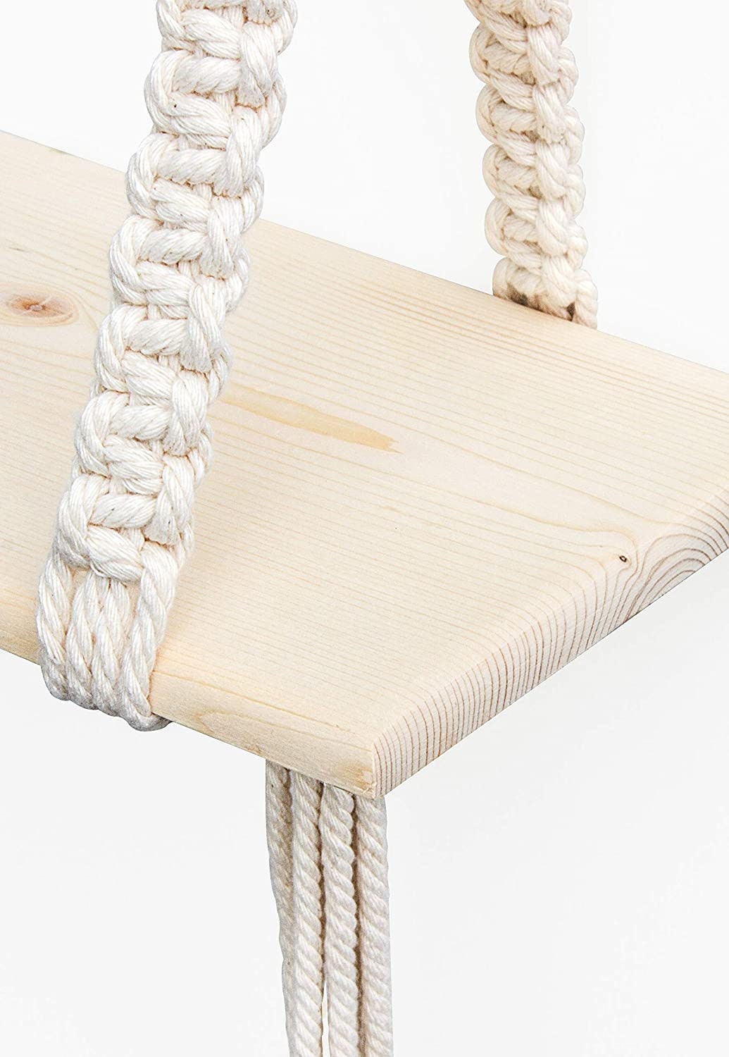 Boho Macrame Wall Hanging Floating Shelf Handcraft Bohemian 1 - Etsy