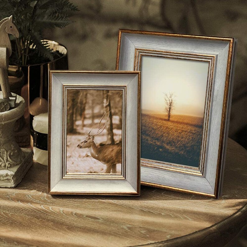 Distressed Rustic Picture Frame 5x7 Antique Vintage Family - Etsy