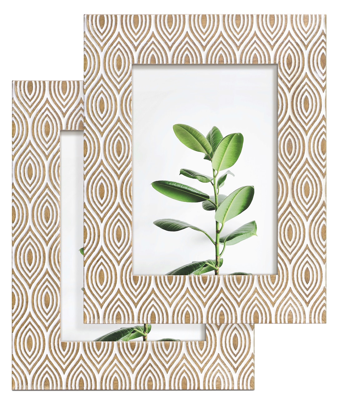 SUMGAR Boho Picture Frames 5x7 Rustic Farmhouse Photo Frame - Etsy