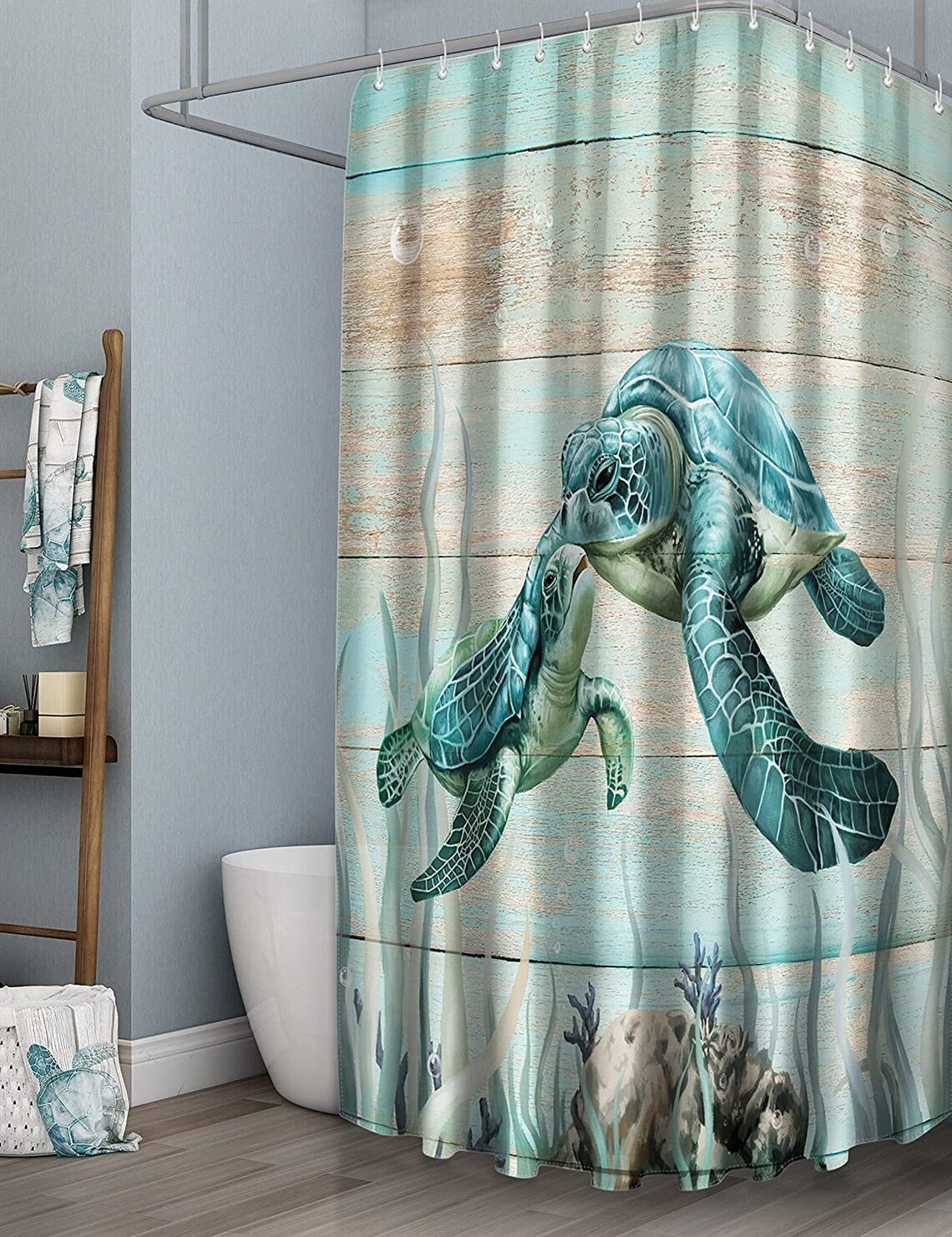 Maxpeuvon Sea Turtle Shower Curtains for Bathroom Farmhouse - Etsy
