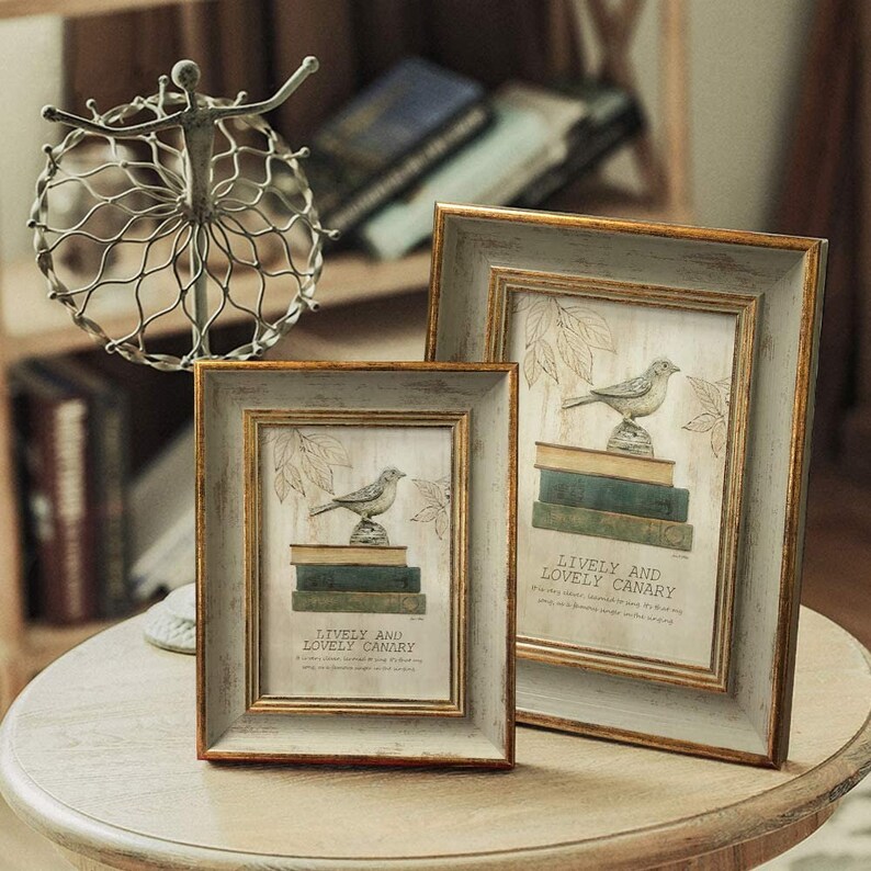 Distressed Rustic Picture Frame 5x7 Antique Vintage Family - Etsy