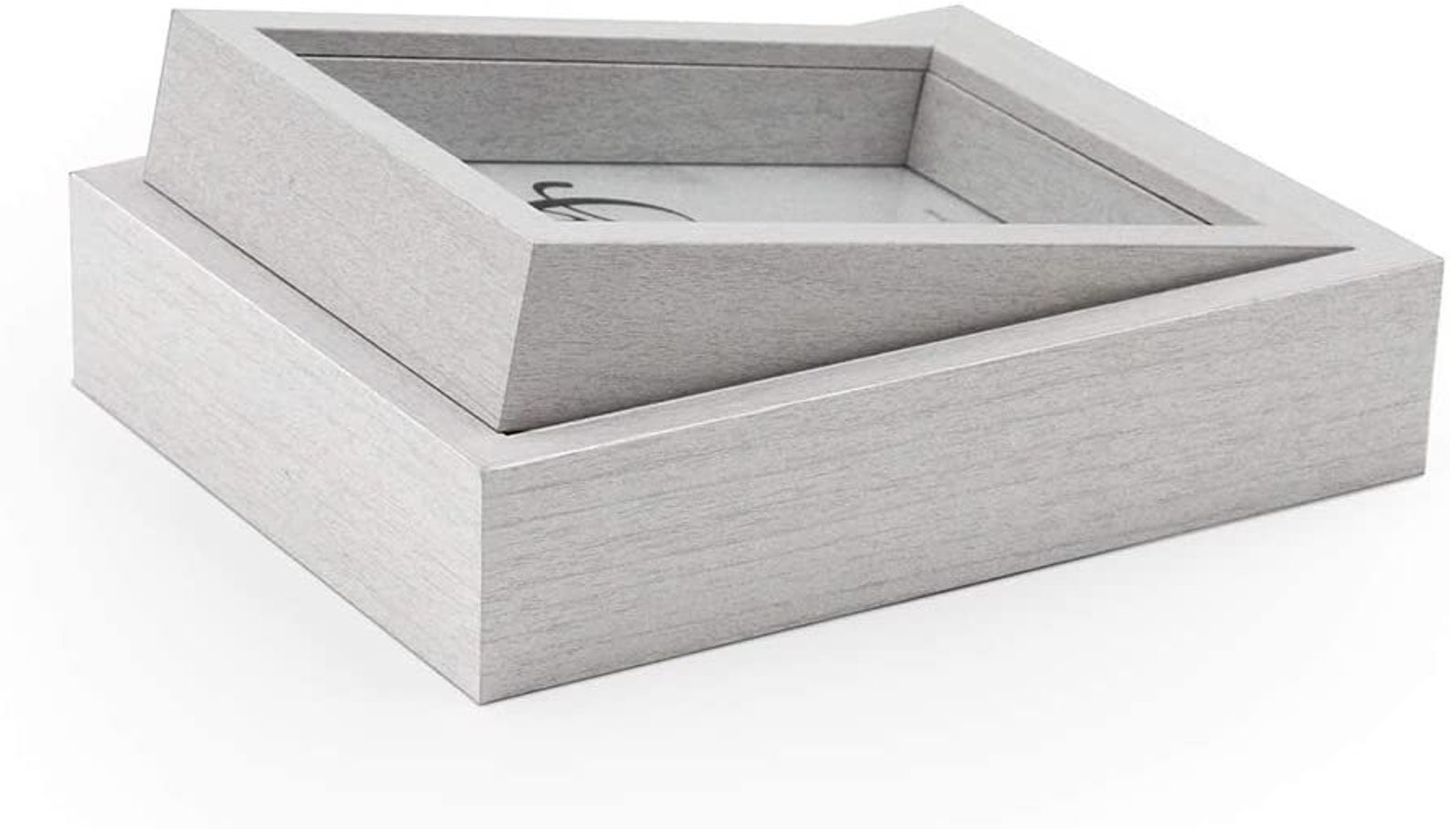 White Shadow Box 6x8 and 5x7 Simple Wooden Deep Photo Frames | Etsy