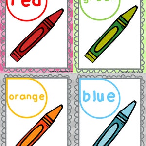 Printable Pastel Colours Posters Kids Educational Print - Etsy UK