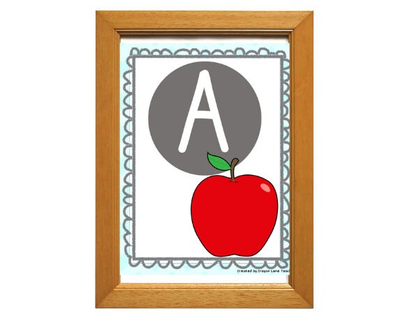 Printable Pastel Alphabet Posters Classroom Decor Playroom - Etsy UK