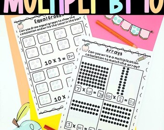 Multiplication Worksheets for Kids 5 Times Tables Learn to Multiply ...
