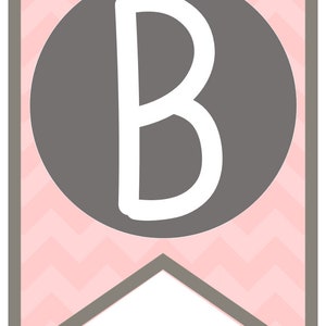 Printable Pastel Alphabet Number Bunting Garland Banner Party Classroom ...