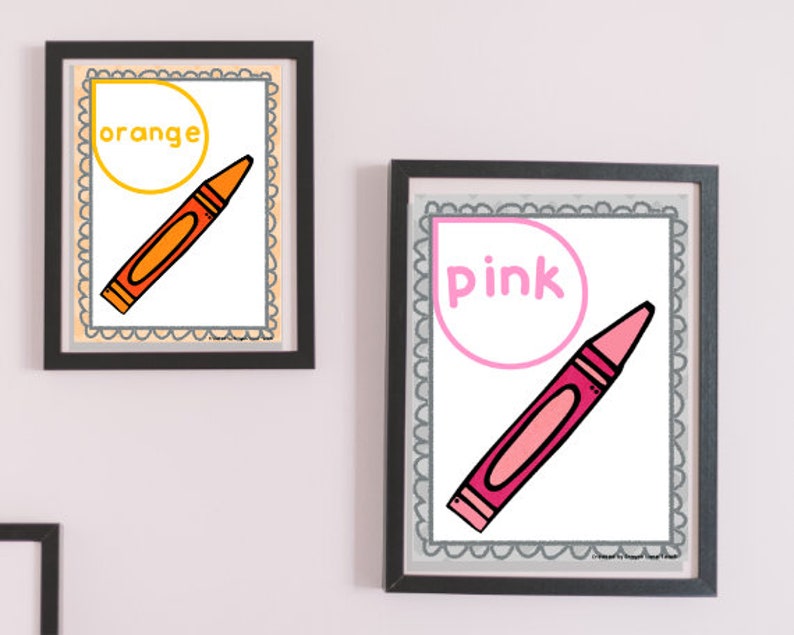 Printable Pastel Colours Posters Kids Educational Print - Etsy UK