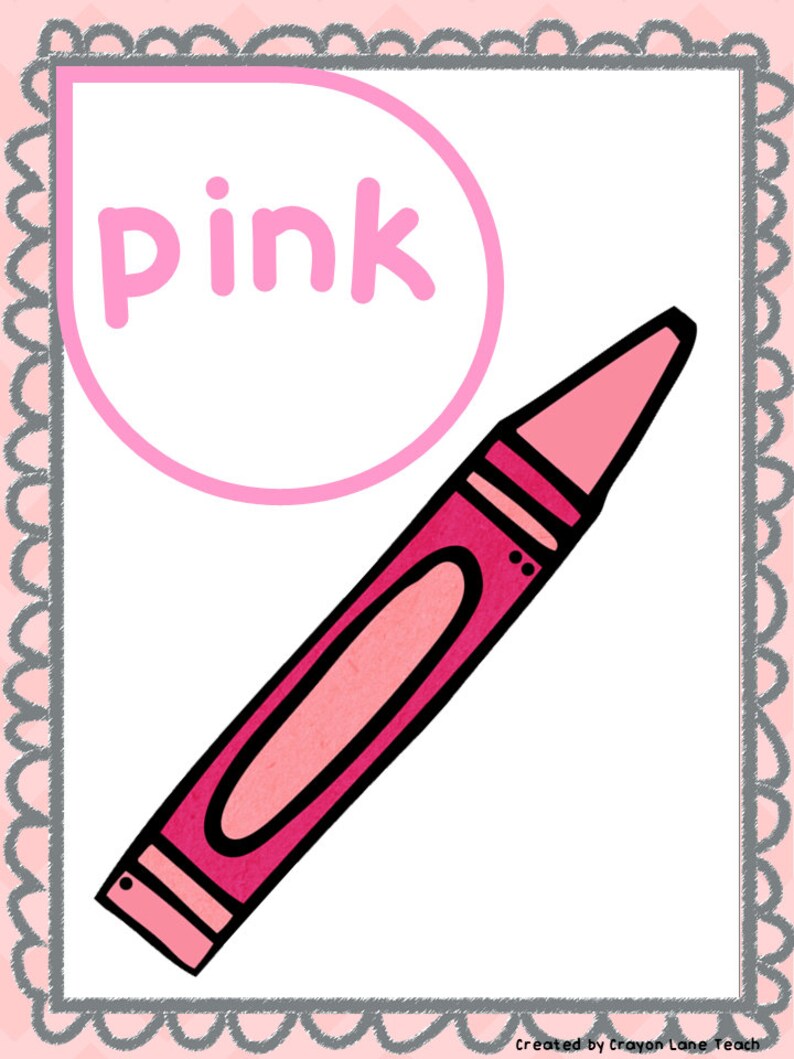 Printable Pastel Colours Posters Kids Educational Print - Etsy UK