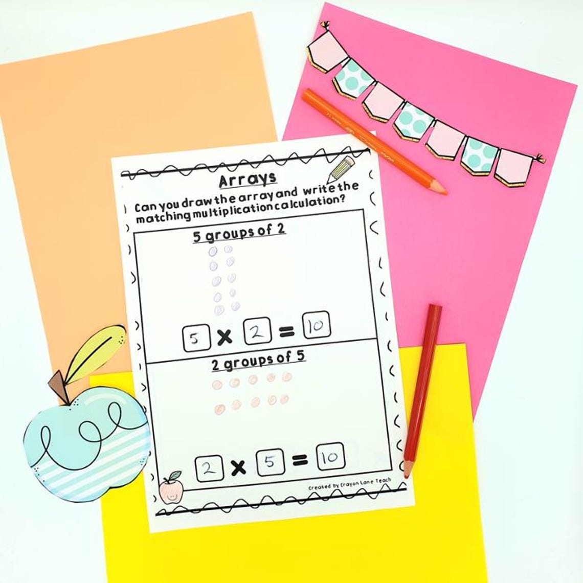 Multiplication Worksheets for Kids 5 Times Tables Learn to Multiply ...