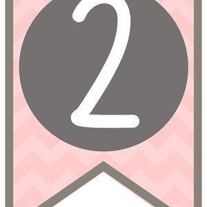 Printable Pastel Alphabet Number Bunting Garland Banner Party Classroom ...