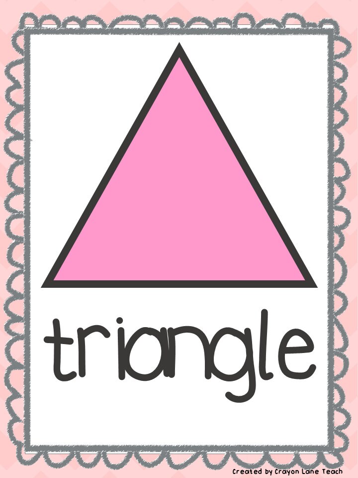 Printable Pastel Shapes Posters, Nursery Print, Educational Print ...