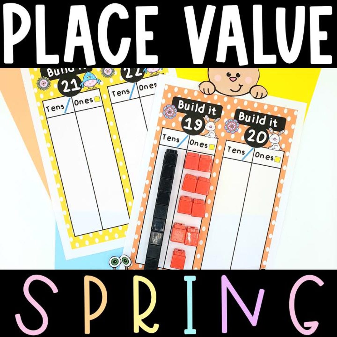 Place Value to 20 Practise Chart Spring Homeschool Learning Tens and ...