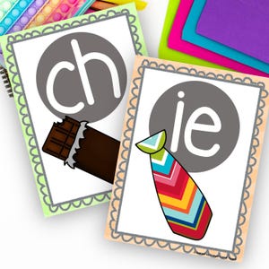 Printable Phonics Posters Children's Educational Digraph Display for ...