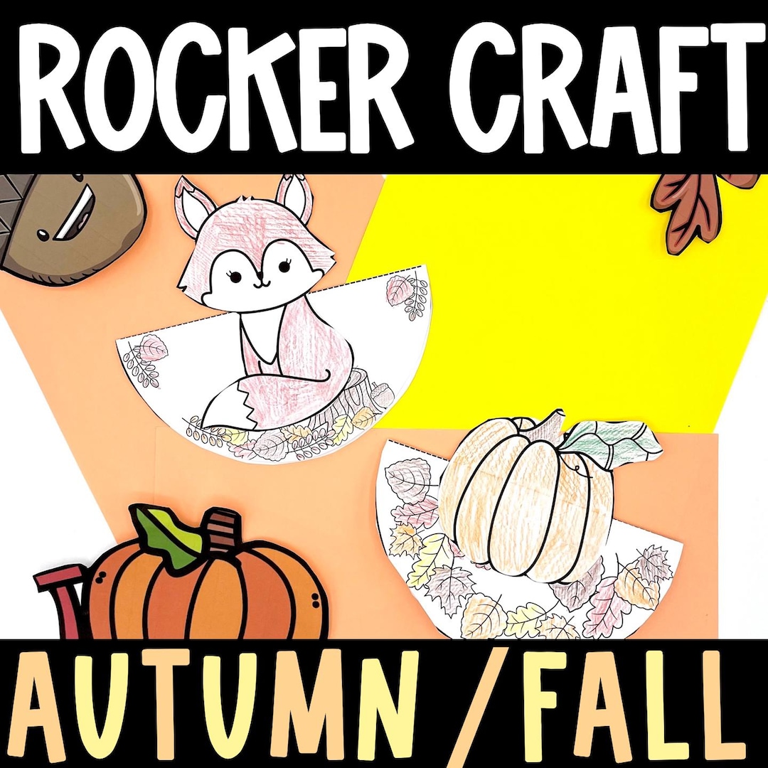 Cut and Paste Craft Activities for Kids Fall Preschool Scissor Skills ...