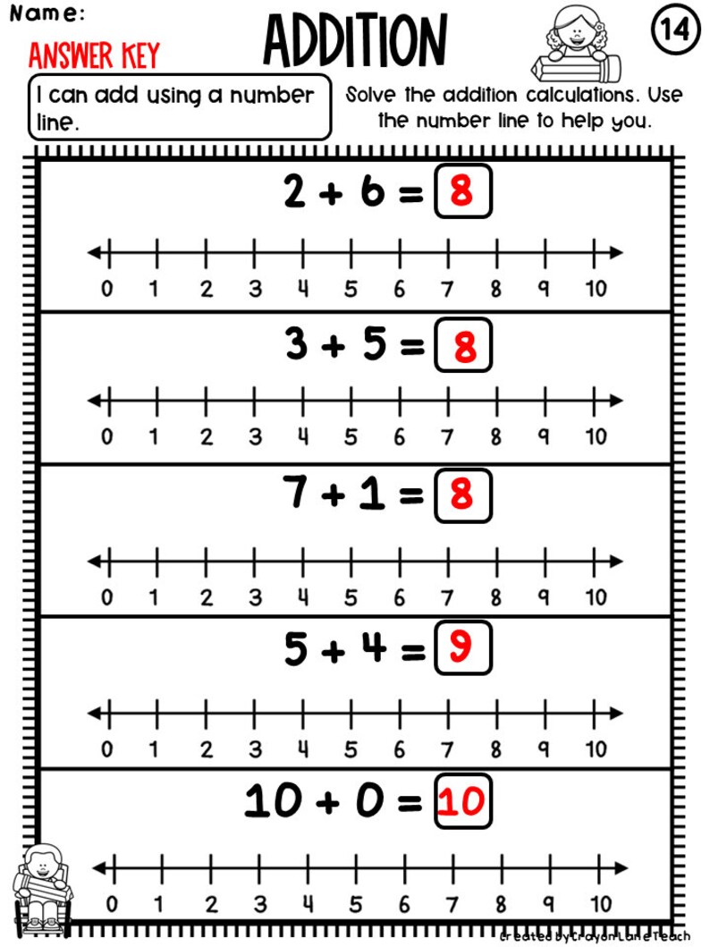 Addition Worksheets Math Worksheets Kindergarten 1st Grade Year 1 ...