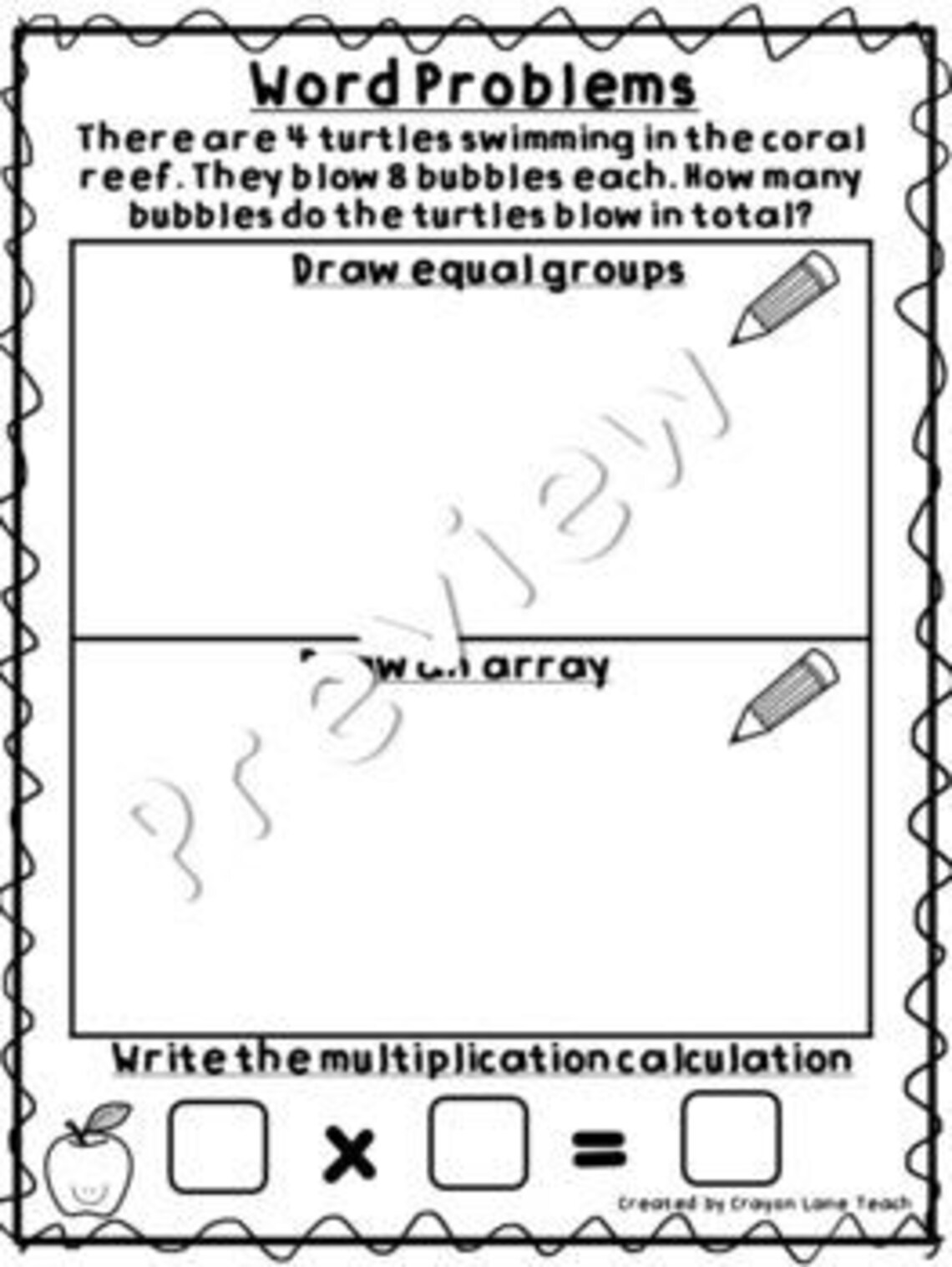 Multiplication Worksheets for Kids Beginner Learn to Multiply 8 Times ...