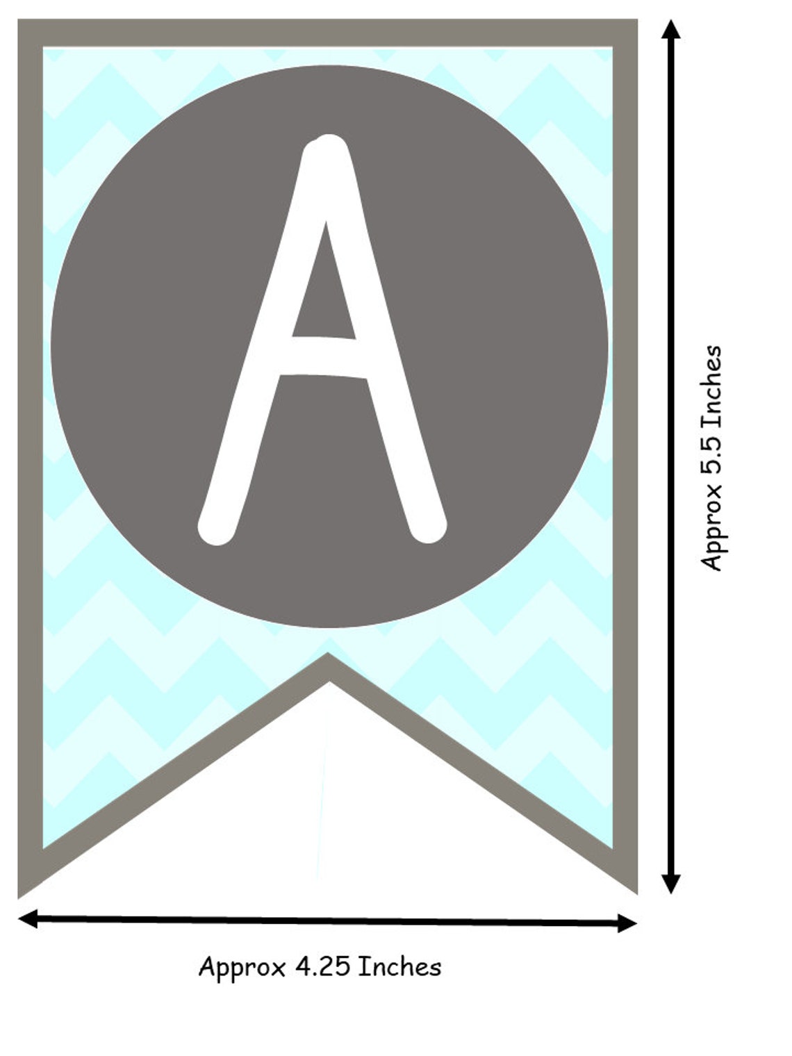 Printable Pastel Alphabet Bunting Banner Garland Home School Classroom ...