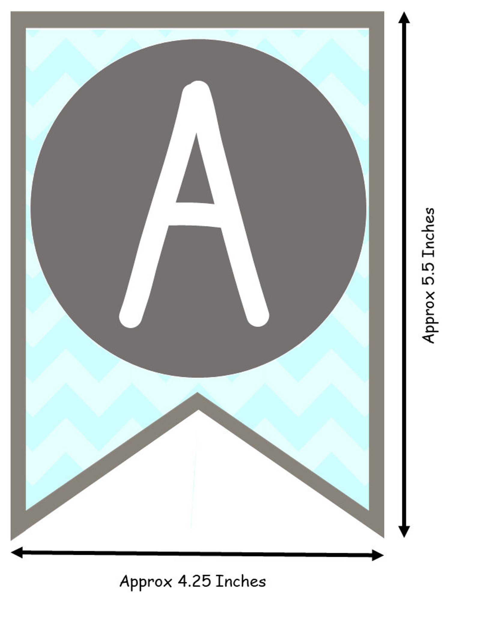 Printable Pastel Alphabet Bunting Banner Garland Home School Classroom ...