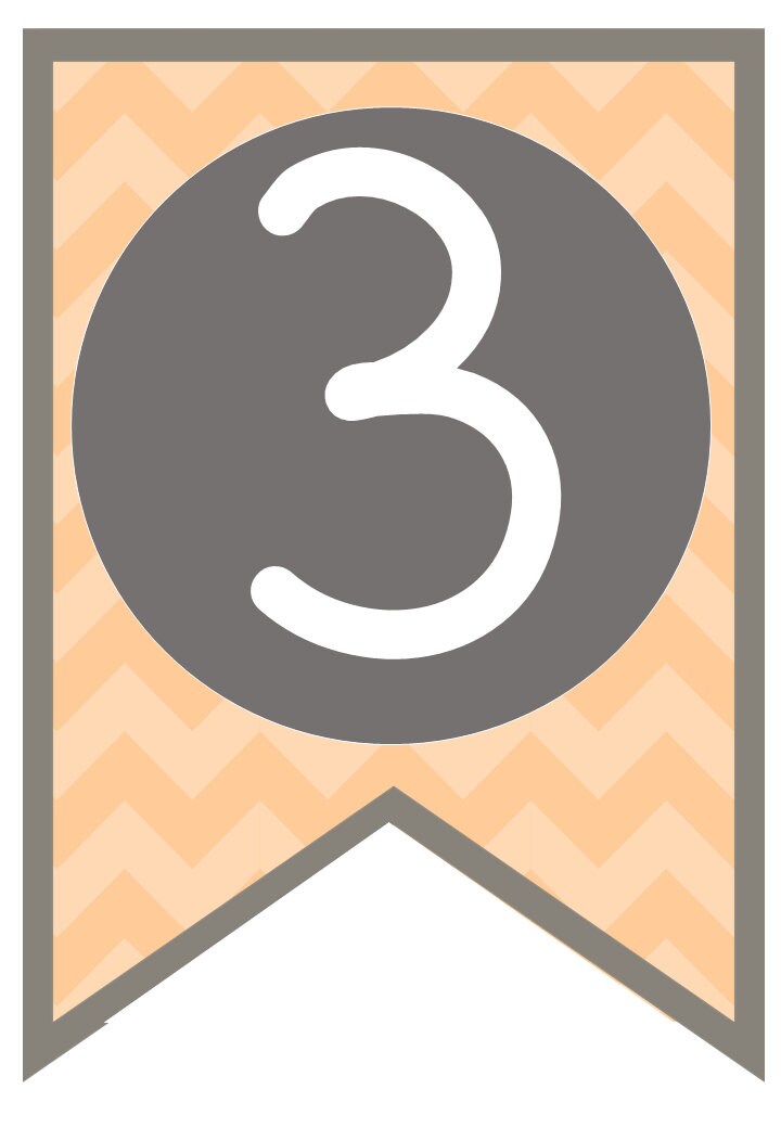 Printable Pastel Alphabet Number Bunting Garland Banner Party Classroom ...