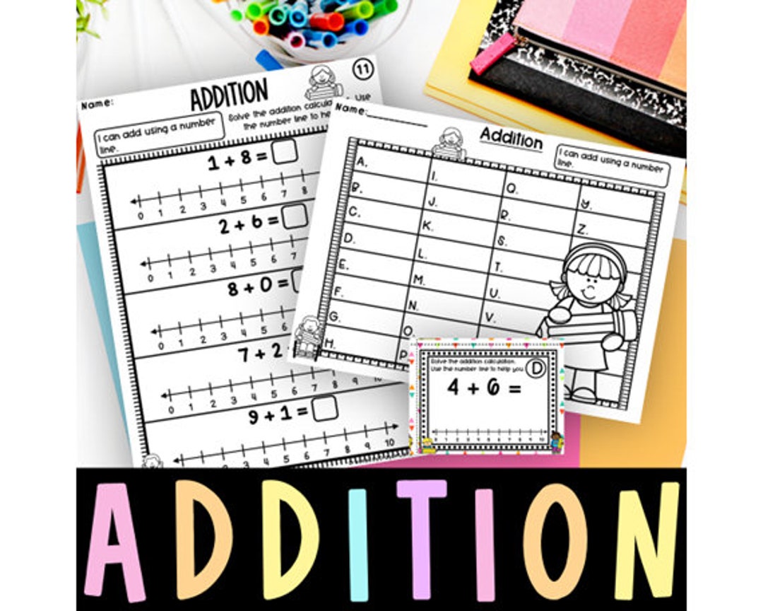 Addition Within 20 Practise Activities for Kids Home School Learning ...