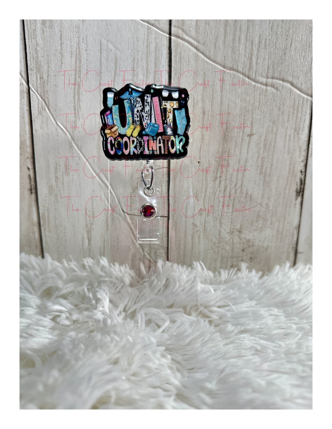 Unit Coordinator Badge Reel, HUC Badge Reel, Health Unit Coordinator ...