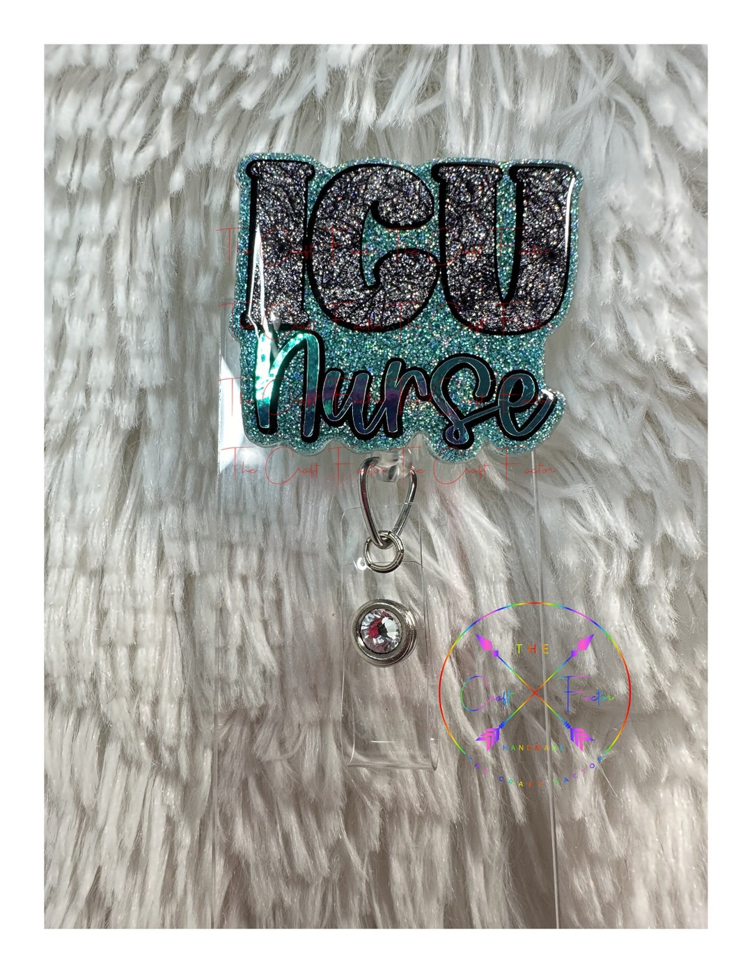 ICU Badge Reel, ICU Nurse Badge Reel, Intensive Care Nurse Badge Reel ...