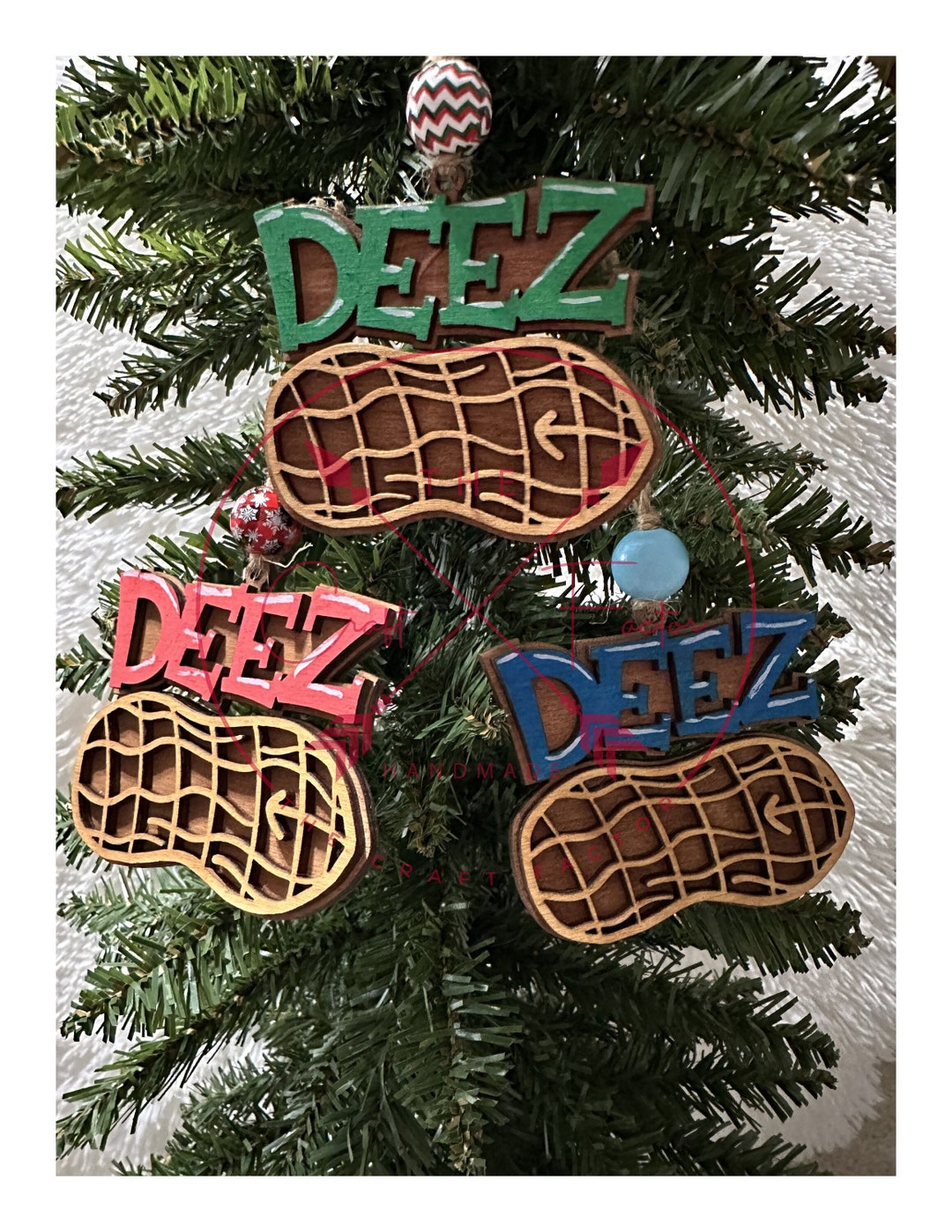 Deez Nuts Christmas Ornament, Funny Laser Cut Baltic Birch Wood - Etsy