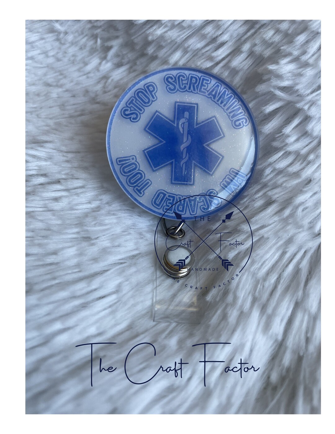Funny EMT Badge Reel Funny Medic Badge Reel Ambulance Badge - Etsy