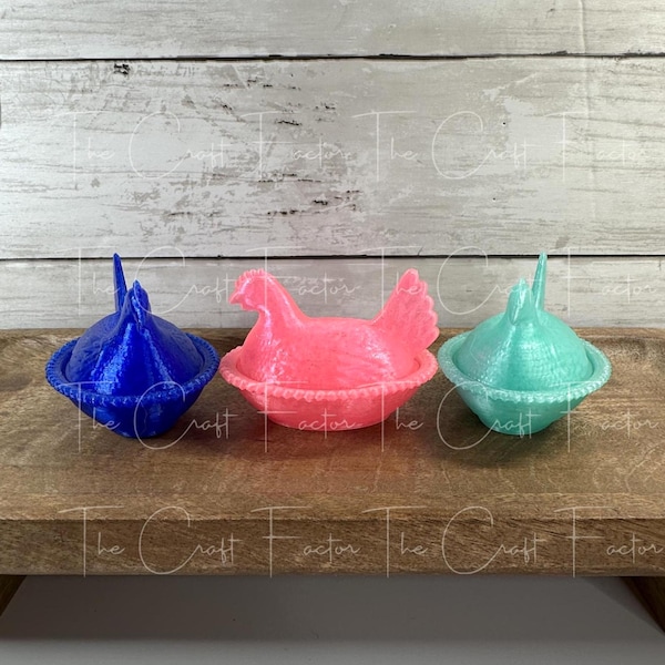 Hen on a Nest 3d Print - Etsy