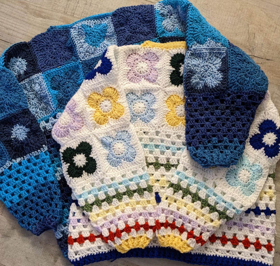 Daisy Chain Jumper Crochet Pattern - Etsy