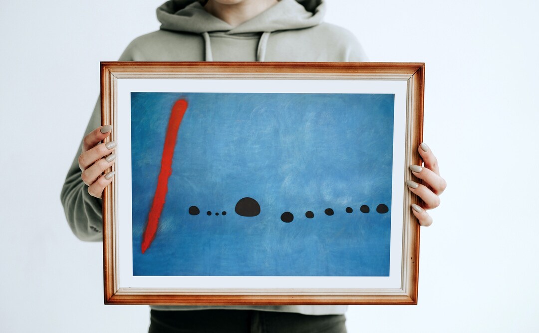 Joan Miro Blue II Bleu 2 / Museum of Modern Art Exhibition - Etsy