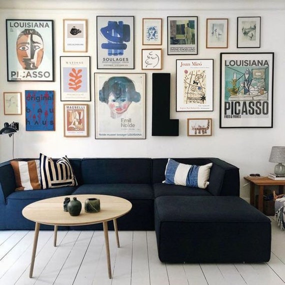 Gallery Wall Set Living Room Set Set of 11 Magnelli - Etsy