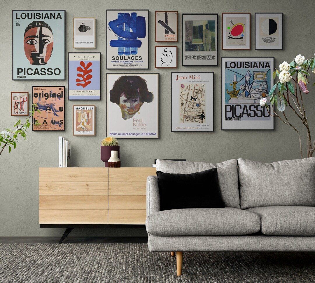 Gallery Wall Set Living Room Set Set of 15 Magnelli - Etsy