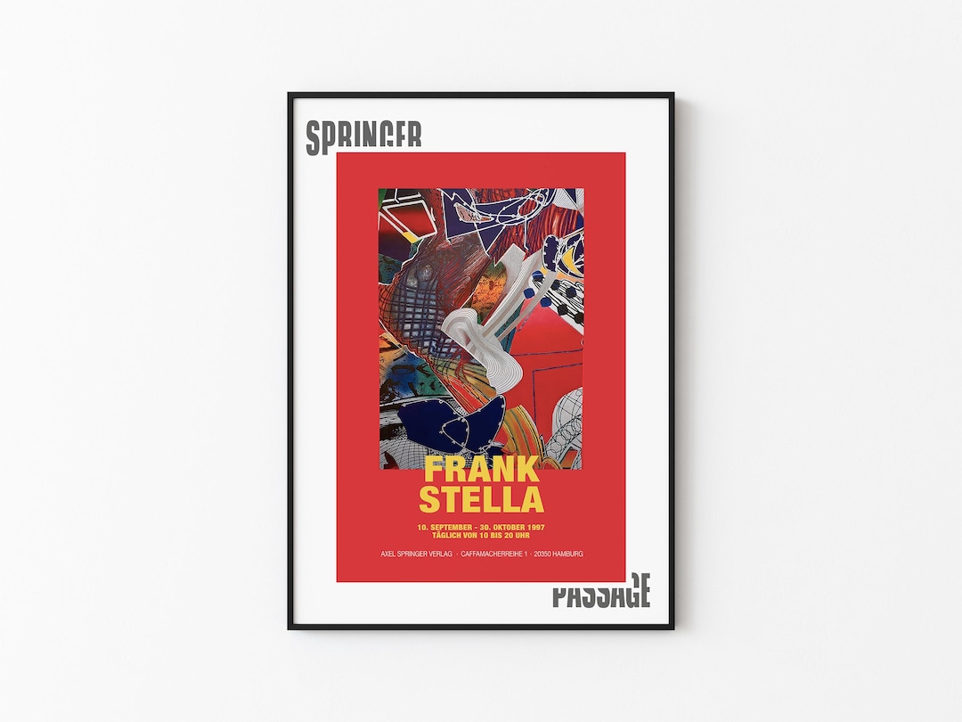 Frank Stella Exhibition Poster: Hamburg, 1997 (digital Download) - Etsy