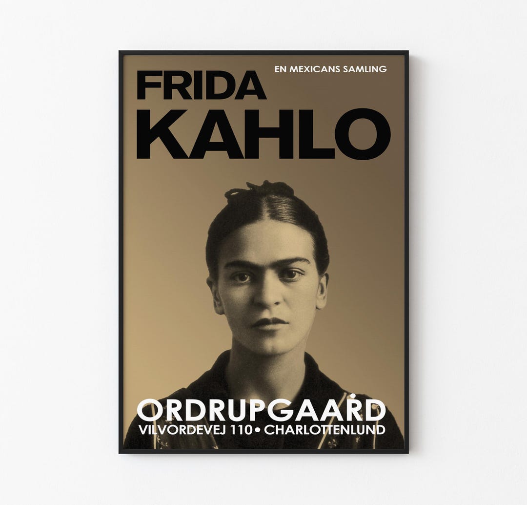 Frida Kahlo - Kahlo Poster / Portrait With Gallery Affiche - Frida ...