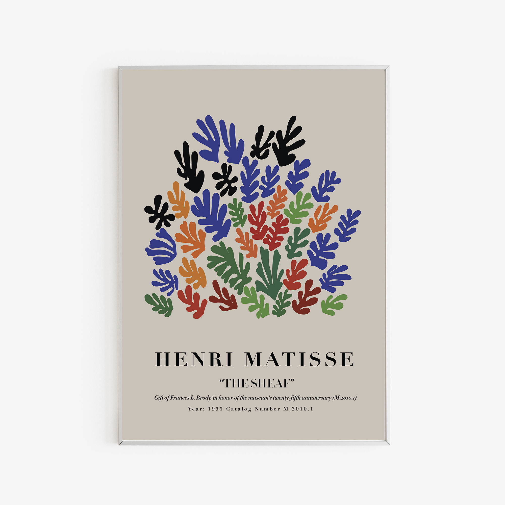 Matisse 'the Sheaf' Art Print: Abstract Floral Poster (digital Download ...