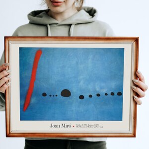 Joan Miro Blue II - Bleu 2 / Museum of Modern Art Exhibition Poster ...
