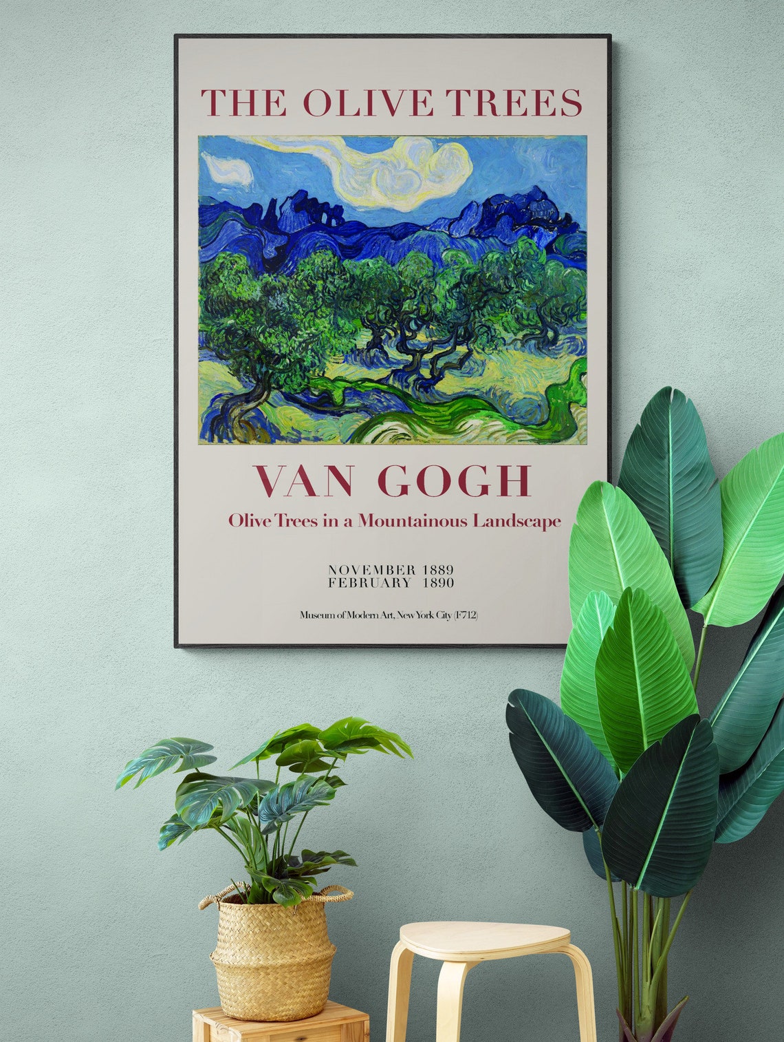 Vincent Van Gogh Original Dutch Exhibition Poster van Gogh - Etsy