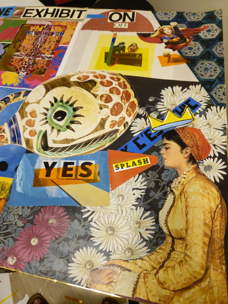Collage Tribute to Art and Exhibition Posters / A Vibrant and Eclectic ...