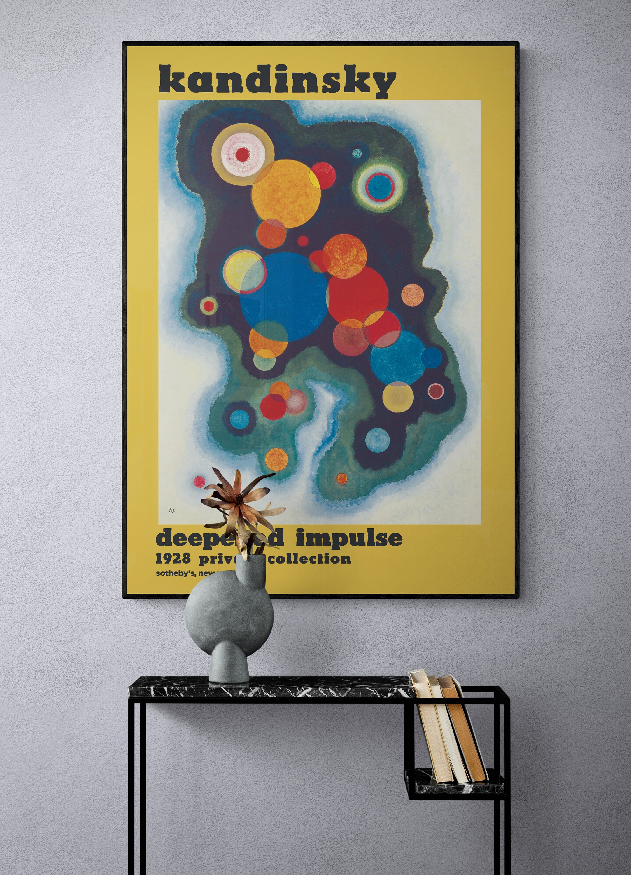 Wassily Kandinsky Poster for the Exhibition of Kandsinsky at - Etsy