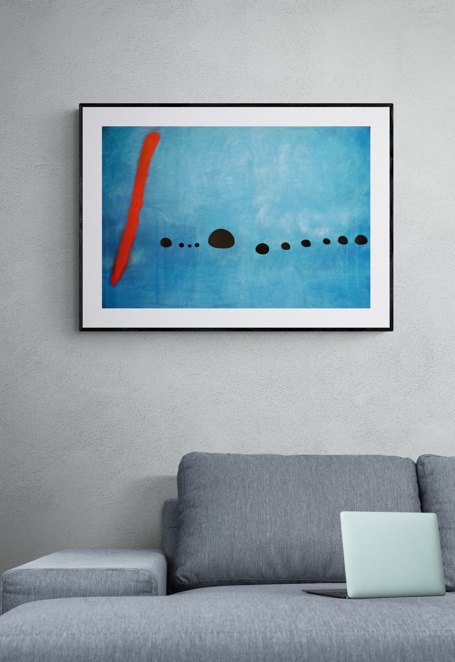 Joan Miro Blue II Bleu 2 / Museum of Modern Art Exhibition Poster ...