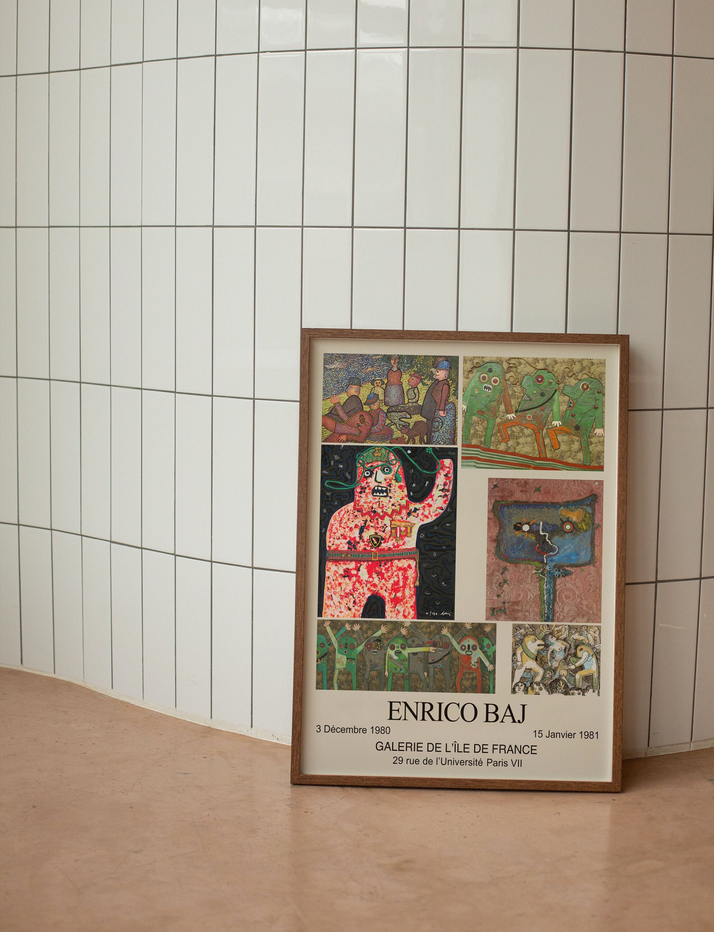 Enrico Baj Collage Poster: Avant Garde Dada Art (digital Download) - Etsy