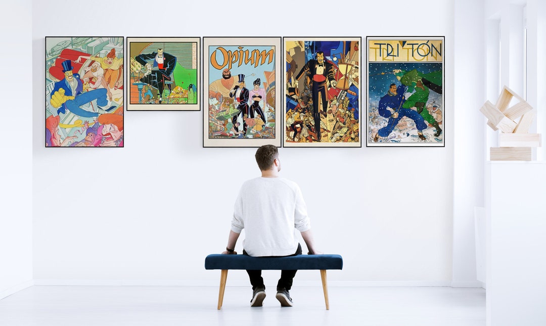 Set of Daniel Torres / Daniel Torres Comic Covers / Triton / Adventures ...