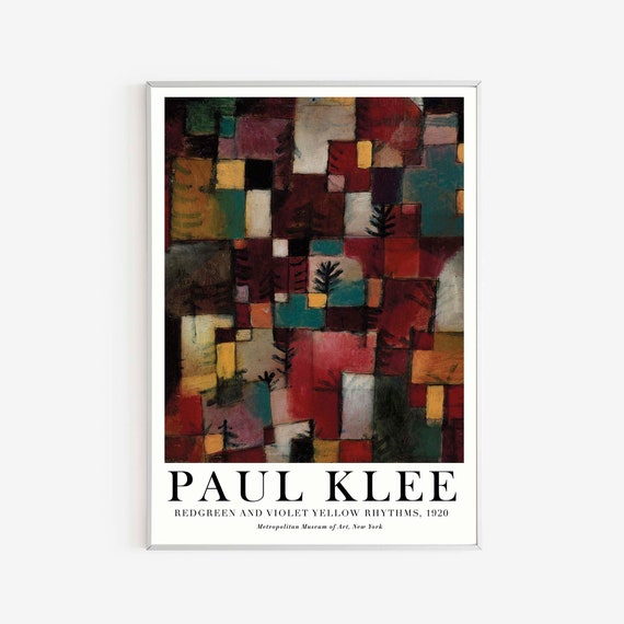 Paul Klee Exhibition Poster Klee Art Remastered Poster | Etsy