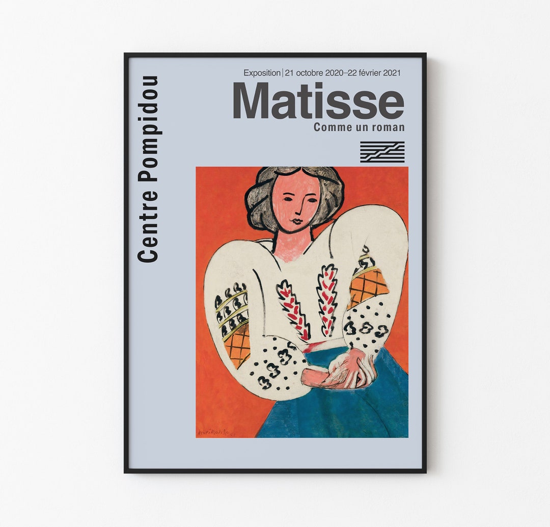 Henri Matisse - La Blouse Roumaine / Exhibition Poster - Remake Poster ...