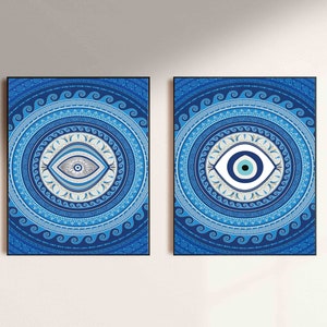 Evil Eye - Nazar - Nazar Poster - Turkish Nazar Spiritual Art, Evil Eye ...